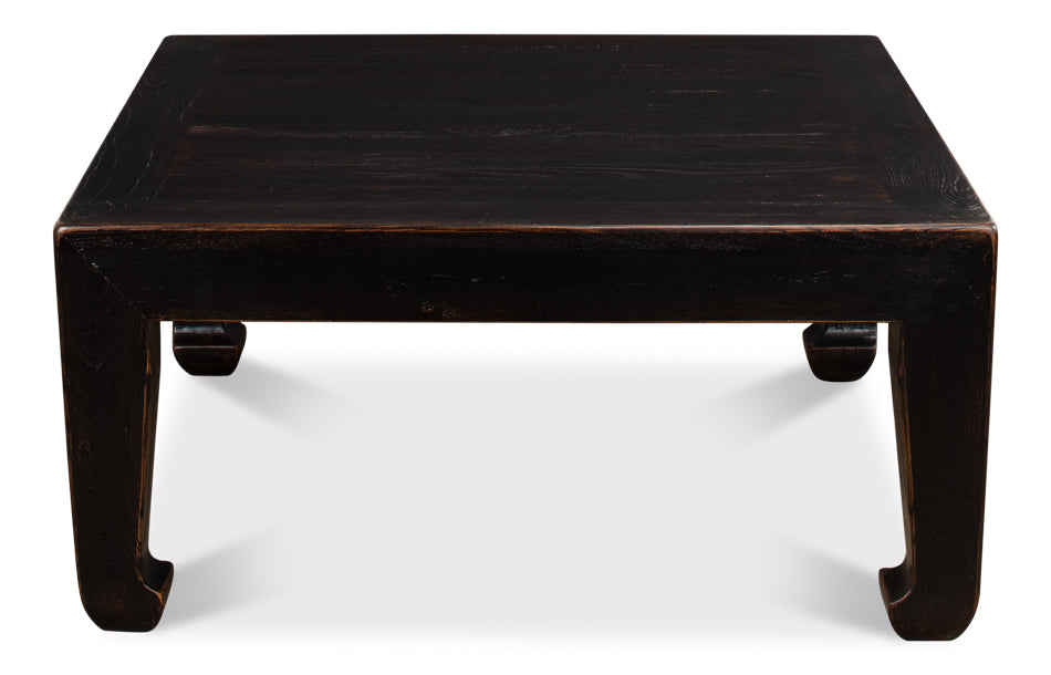 Classic Chinese Coffee Table- Black | Chapin Furniture