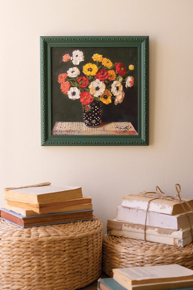 Green Framed Still-Life Painting | Chapin Furniture