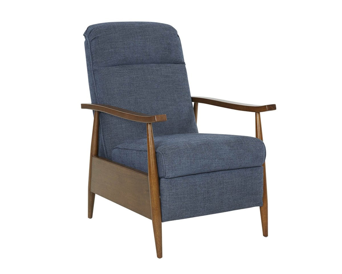 Hampton Recliner- Tweed-Indigo-Blue | Chapin Furniture