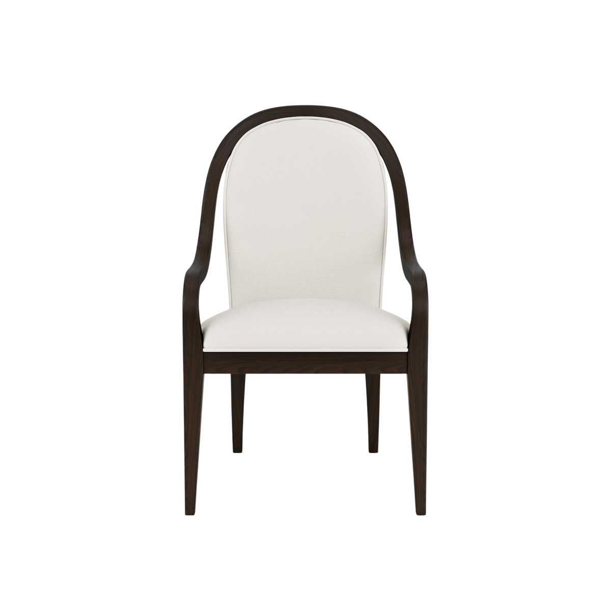 Lydia Curved Upholstered Arm Chair - Set of 2 | Chapin Furniture