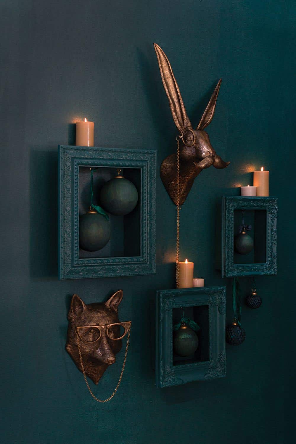 E + E Wall Mount | Eloise the Fox in Antique Gold | Chapin Furniture