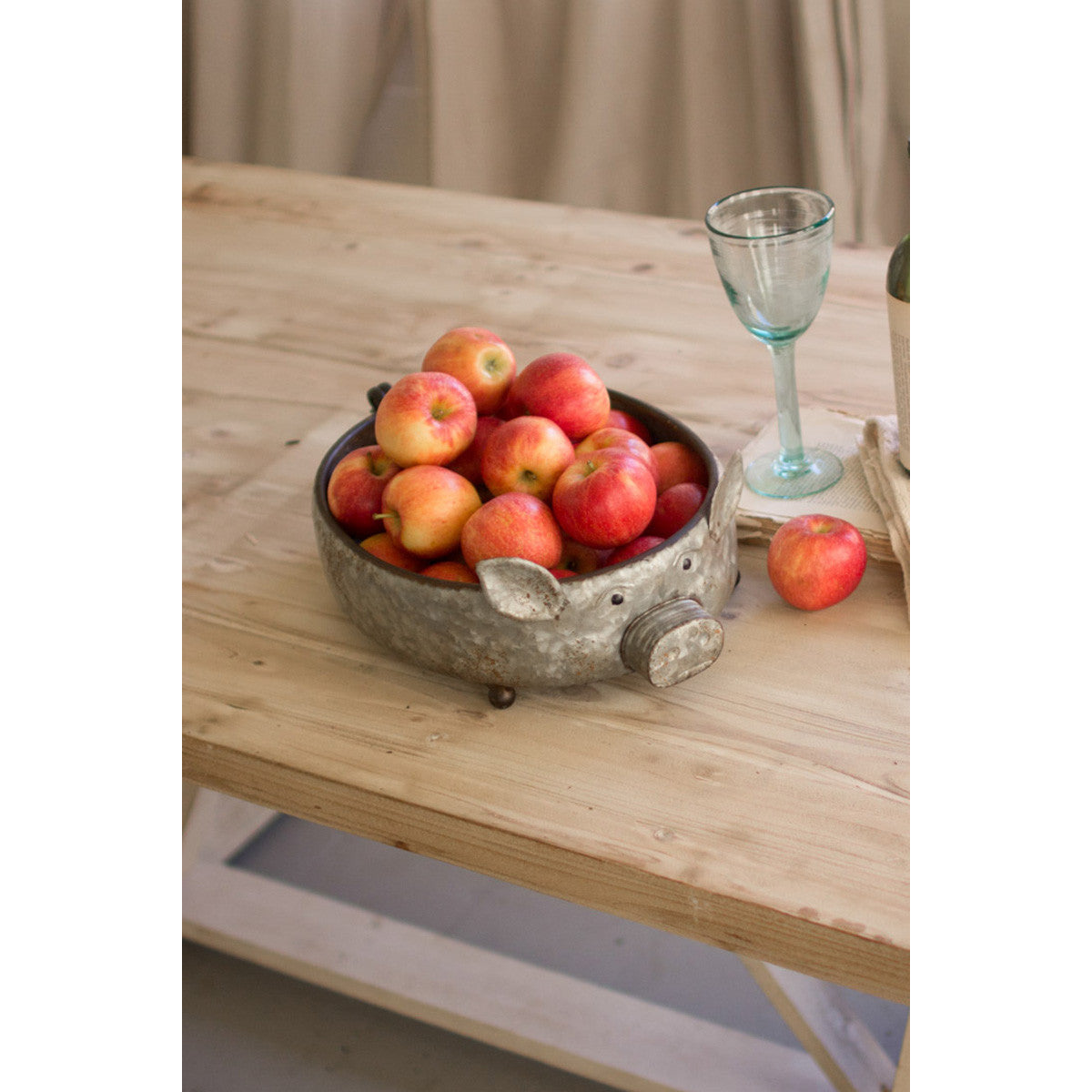 Galvanized Metal Pig Tray | Chapin Furniture
