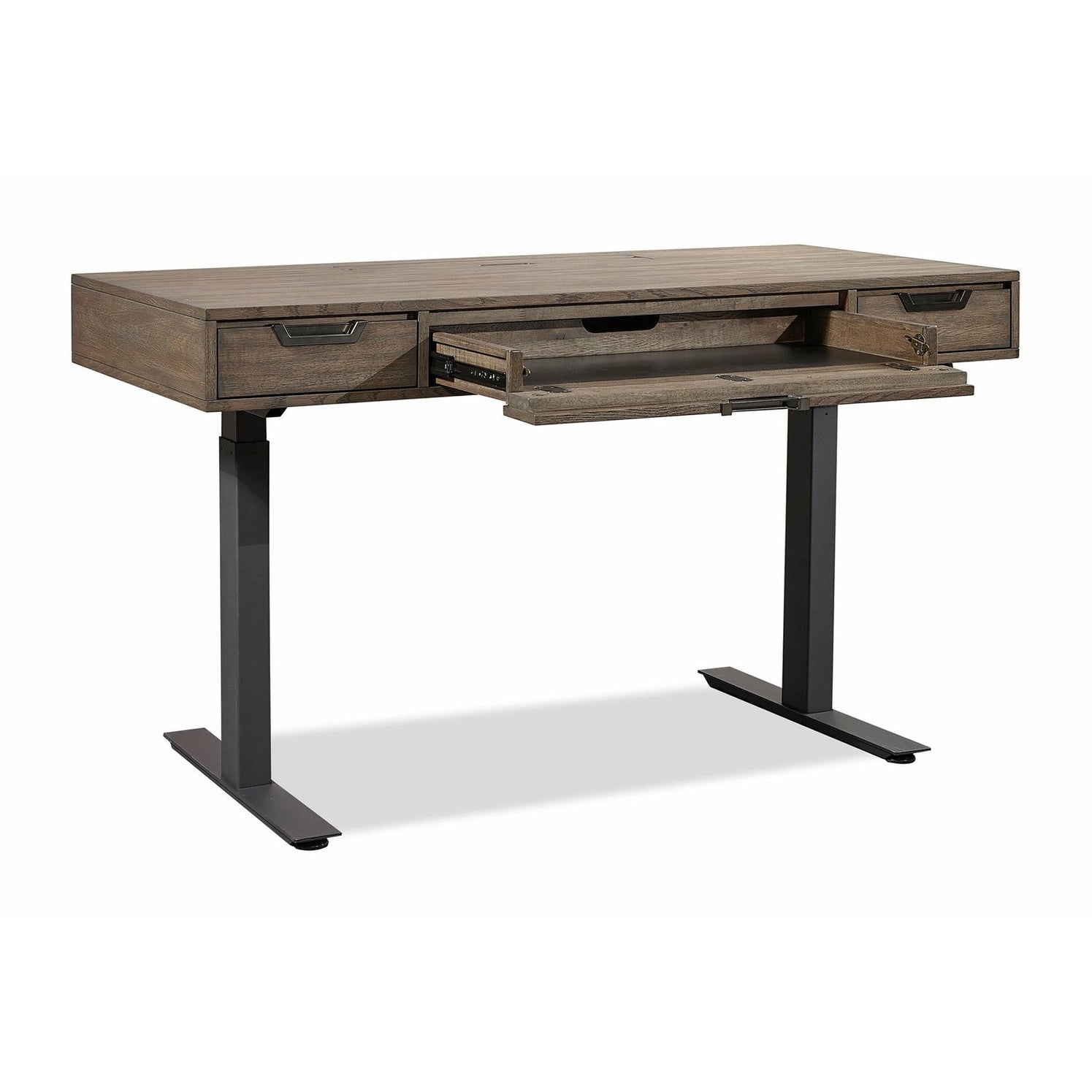 Harper Point Fossil 60" Adj. Lift Desk Top | Chapin Furniture