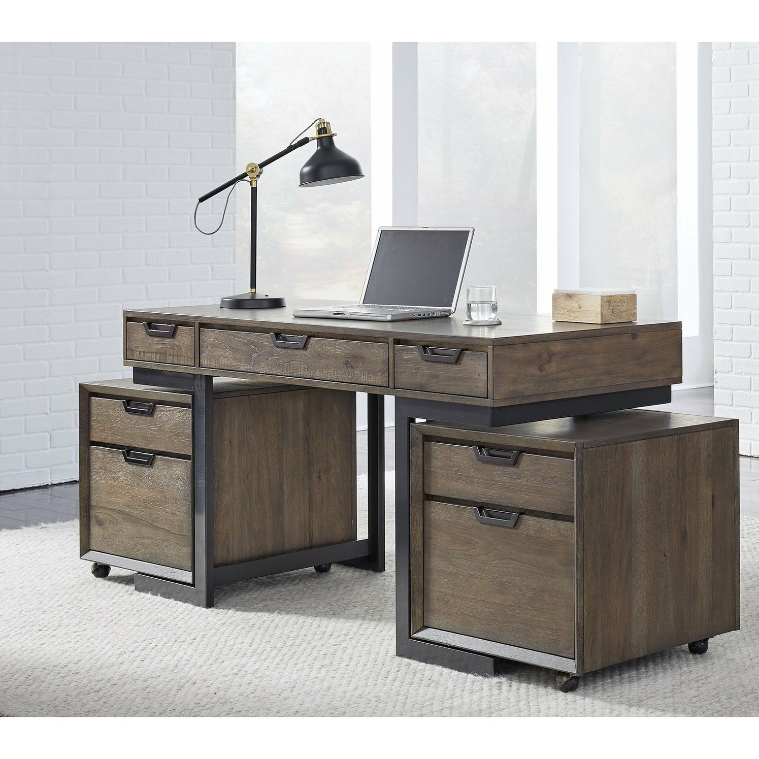Harper Point Fossil 60" Writing Desk | Chapin Furniture