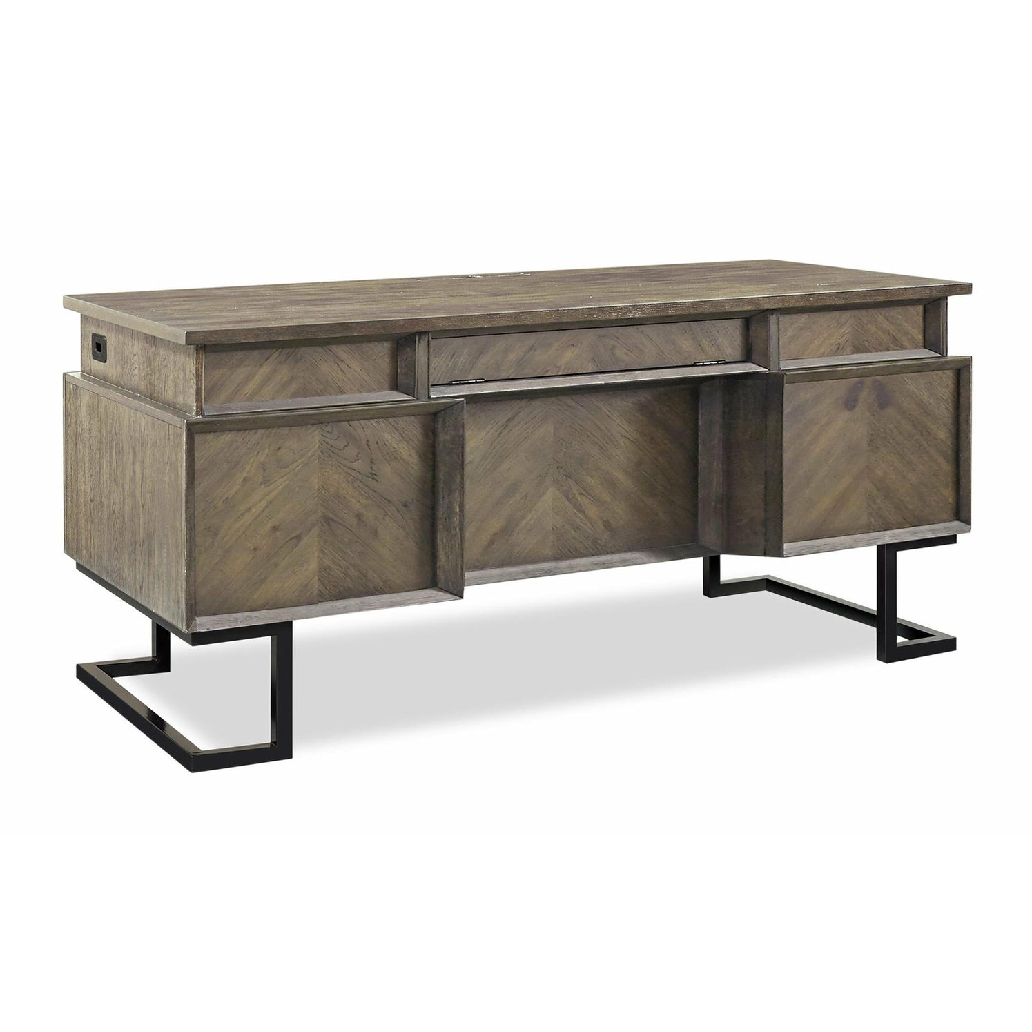 Harper Point Fossil 66" Executive Desk | Chapin Furniture